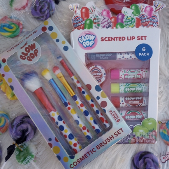 Taste Beauty | Makeup | 2piece Charms Blow Pop Lollipop Lip Balm Set ...